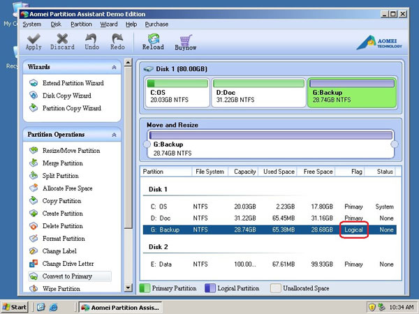 How to convert Logical partition to Primary? How to convert Logical partition to Primary?