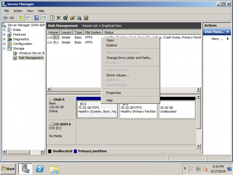 How to merge partitions and Unallocated space without losing data?