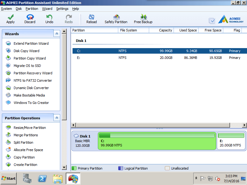 How to increase C drive disk space by shrinking data drives? How to increase C drive disk space by shrinking data drives?