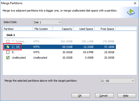 How to merge partitions and Unallocated space without losing data? How to merge partitions and Unallocated space without losing data?