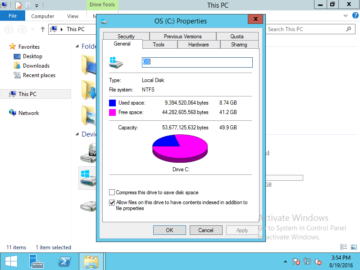 Enable and install Disk Cleanup in Windows Server 2012 R2
