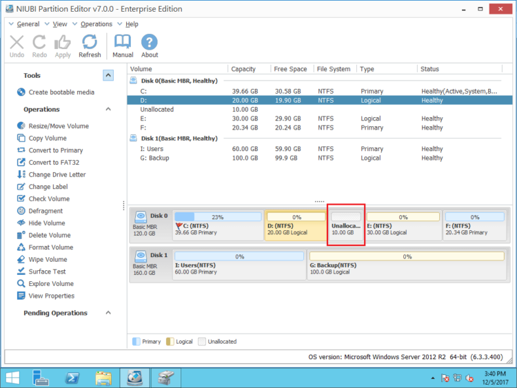 Extend Volume greyed out in Windows Server 2012 r2? Solved! Extend Volume greyed out in Windows Server 2012 r2? Solved!