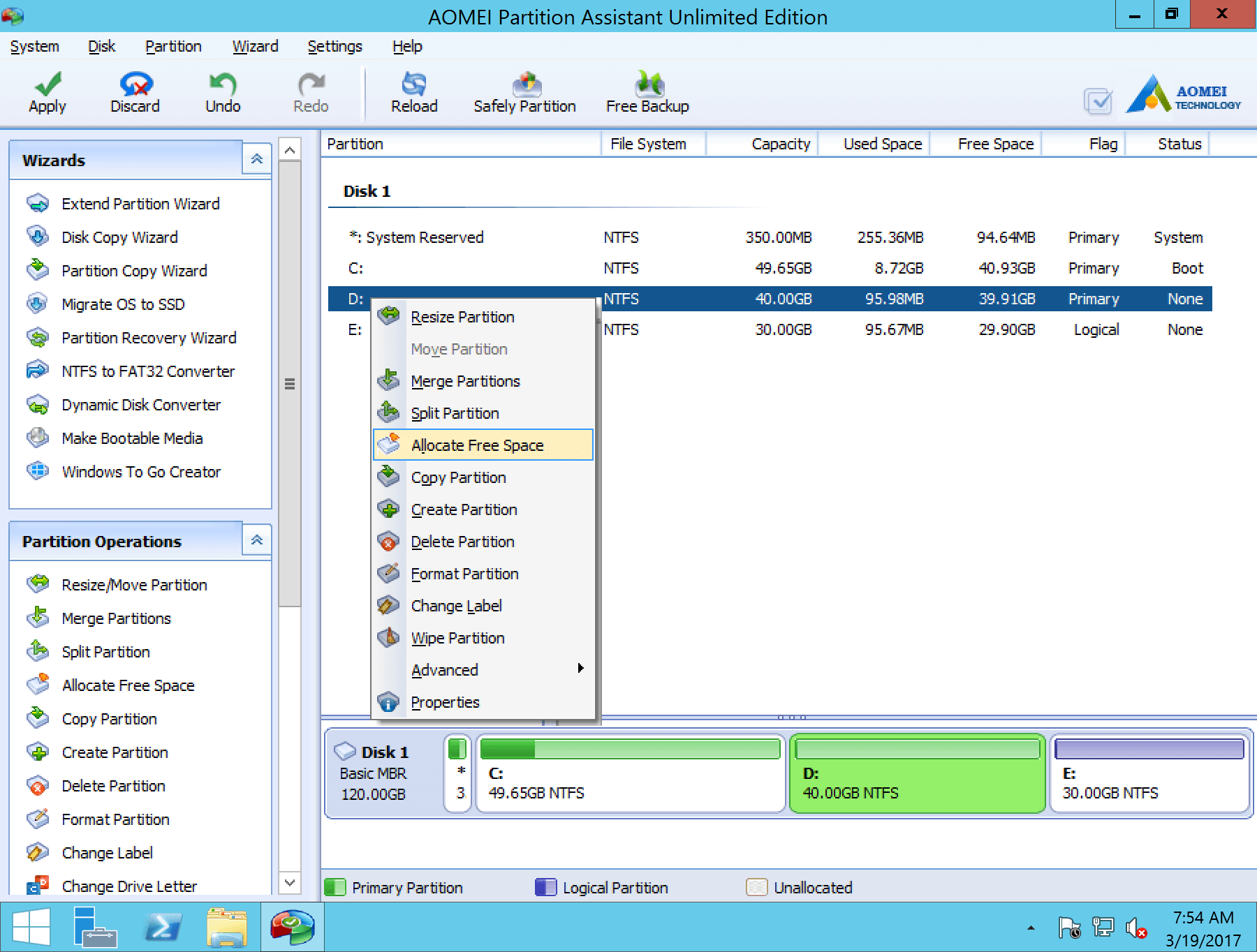 The easiest way to make C drive (system partition) bigger.