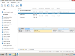 How to merge partitions and Unallocated space without losing data?