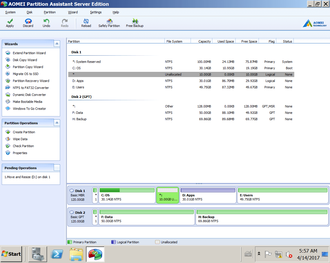 Add/Move/Merge Unallocated Space to C Drive in Windows Server 2008. Add/Move/Merge Unallocated Space to C Drive in Windows Server 2008.