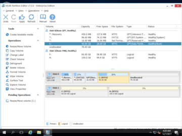 Easy steps to repartition hard drive in Windows Server 2016