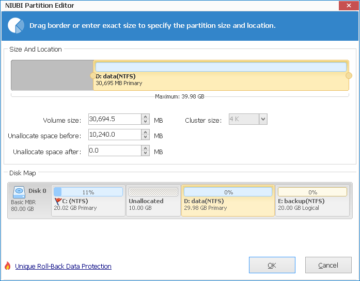 Resize Windows 2003 Server partition fast, safely and easily.